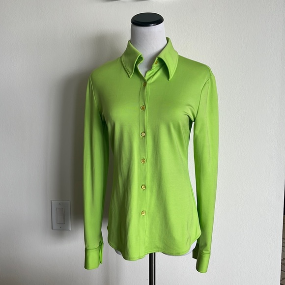 susan lazar | Tops | Woman Tops Vintage Suzanne Lazar Small Green ...